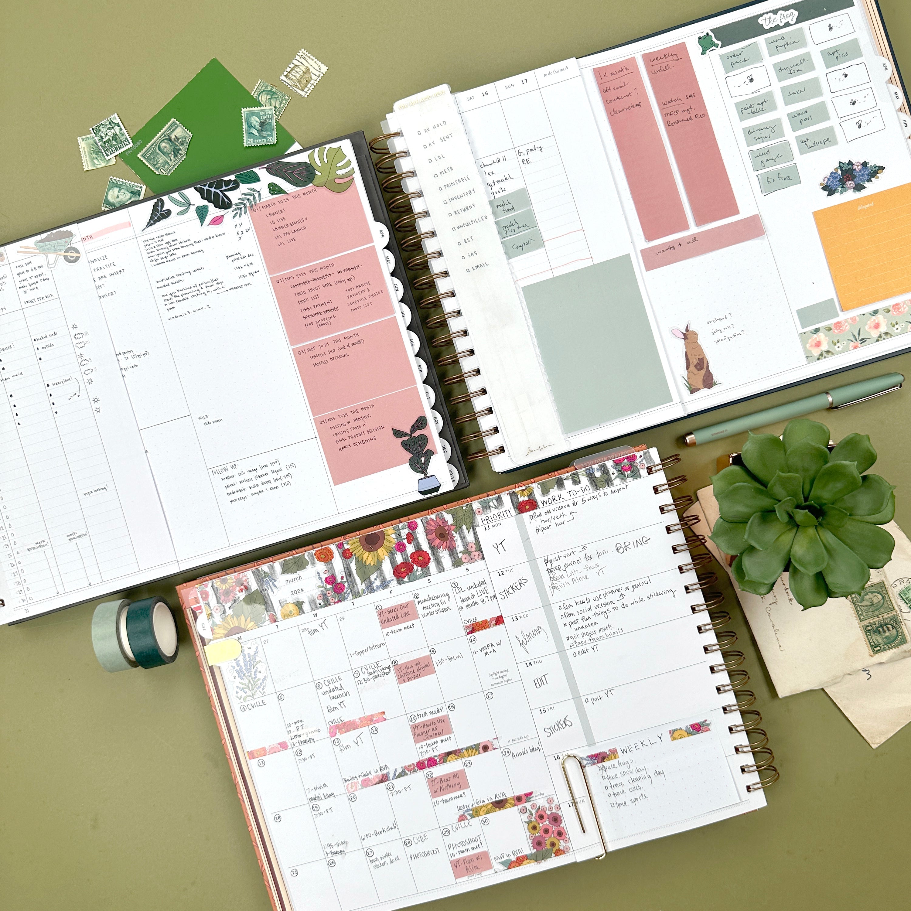 Our 2024 March Spreads: Plan With Us | laurel denise