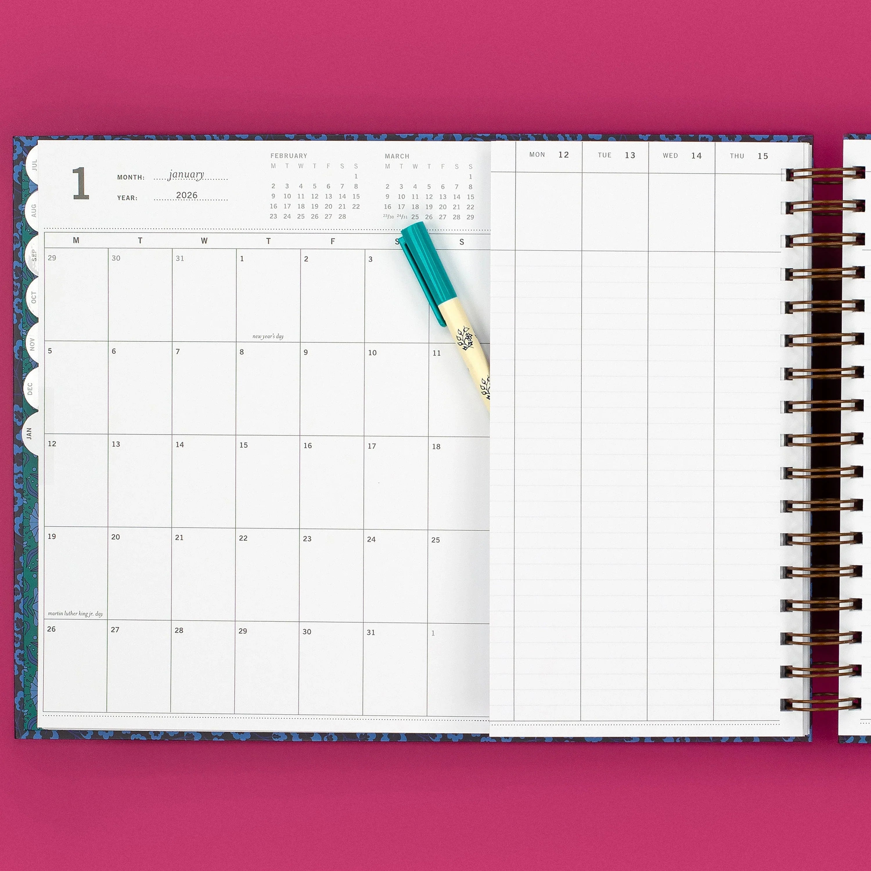 Laurel Denise Anne Planner – Vertical Weekly & Monthly Layout for Time ...