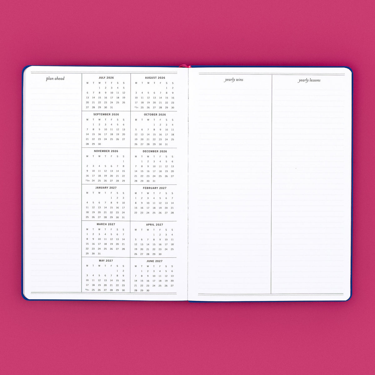 The Mae Horizontal Weekly Planner – Laurel Denise Classic Weekly Layout ...