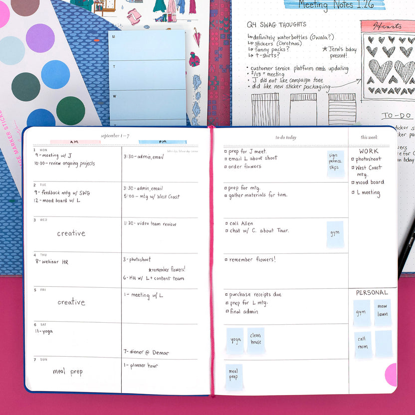 The Mae Horizontal Weekly Planner – Laurel Denise Classic Weekly Layout ...