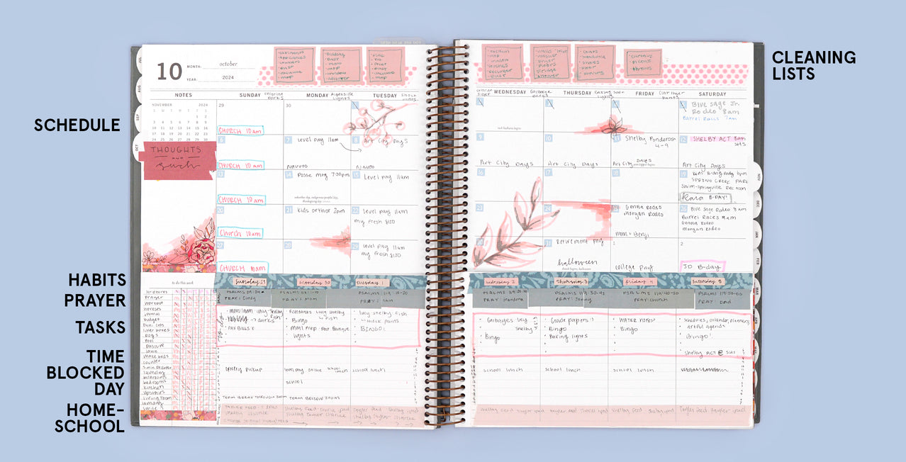 Planner for Homeschool Teachers | Organize Lessons & Schedules | laurel ...