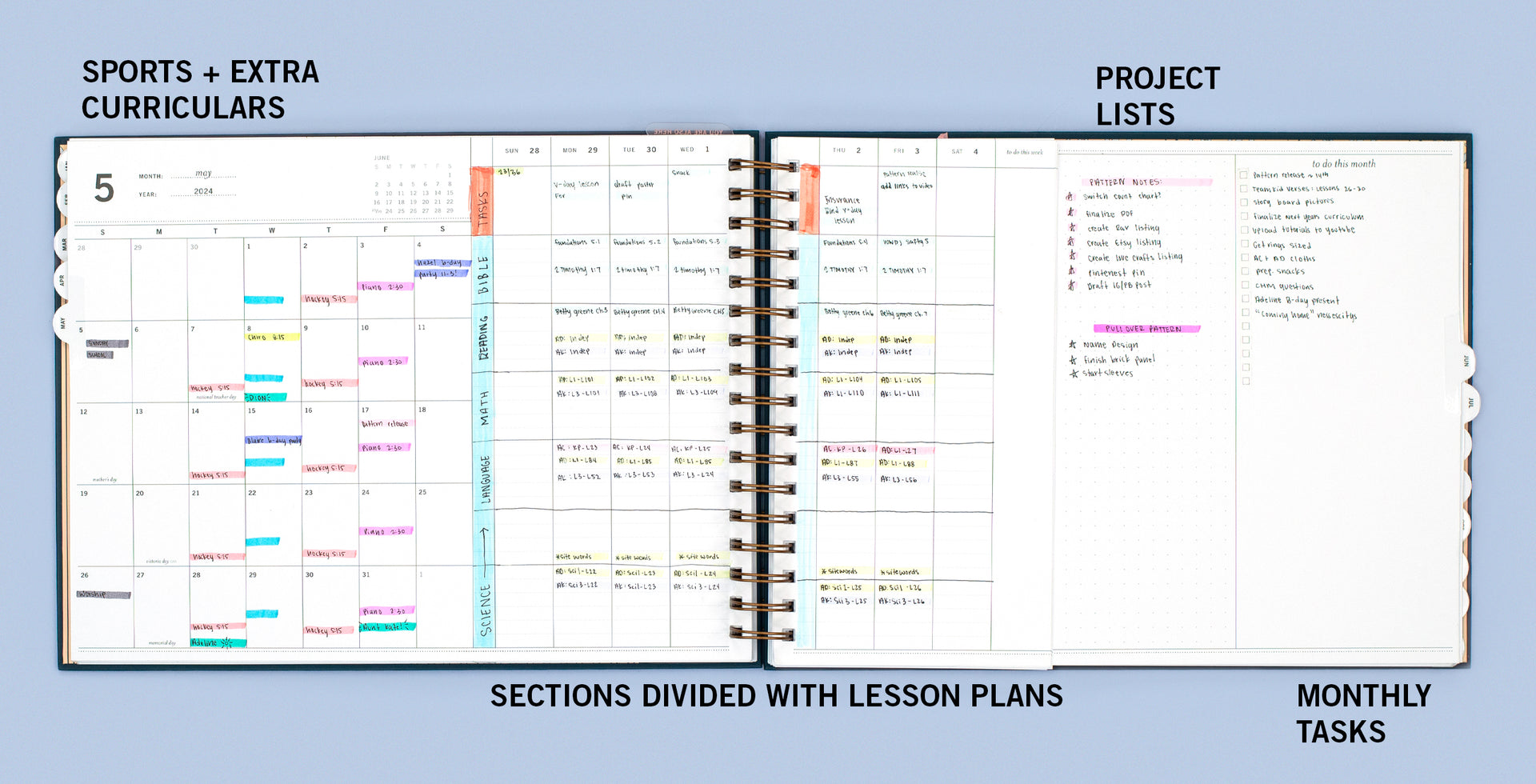Homeschool Planning with a Laurel Denise Planner: Layout Ideas & Tips ...