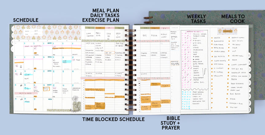 Filled-In Planner Examples for Inspiration | Laurel Denise | laurel denise