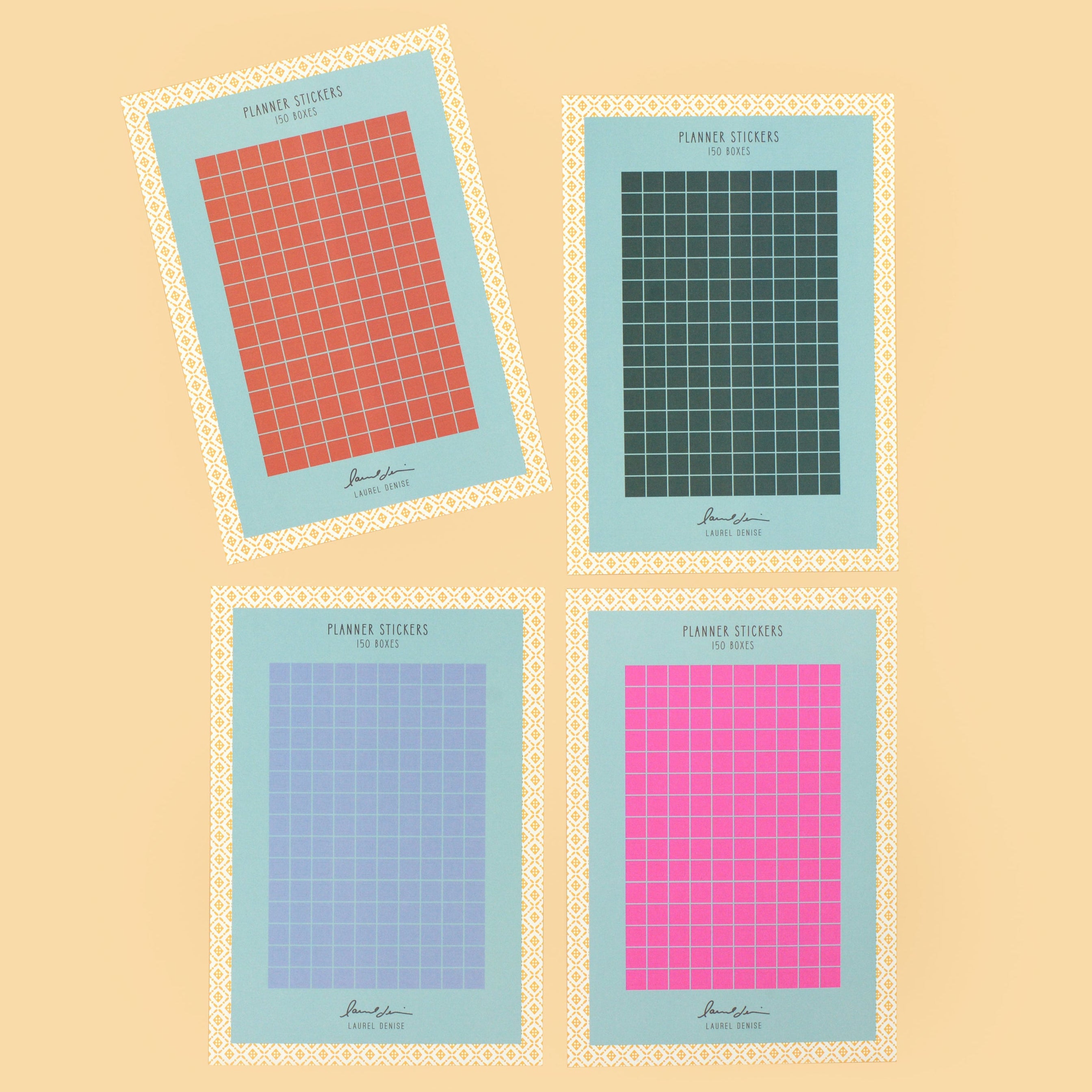 Bullet Journal Planner Sticker Boxes | Laurel Denise | laurel denise