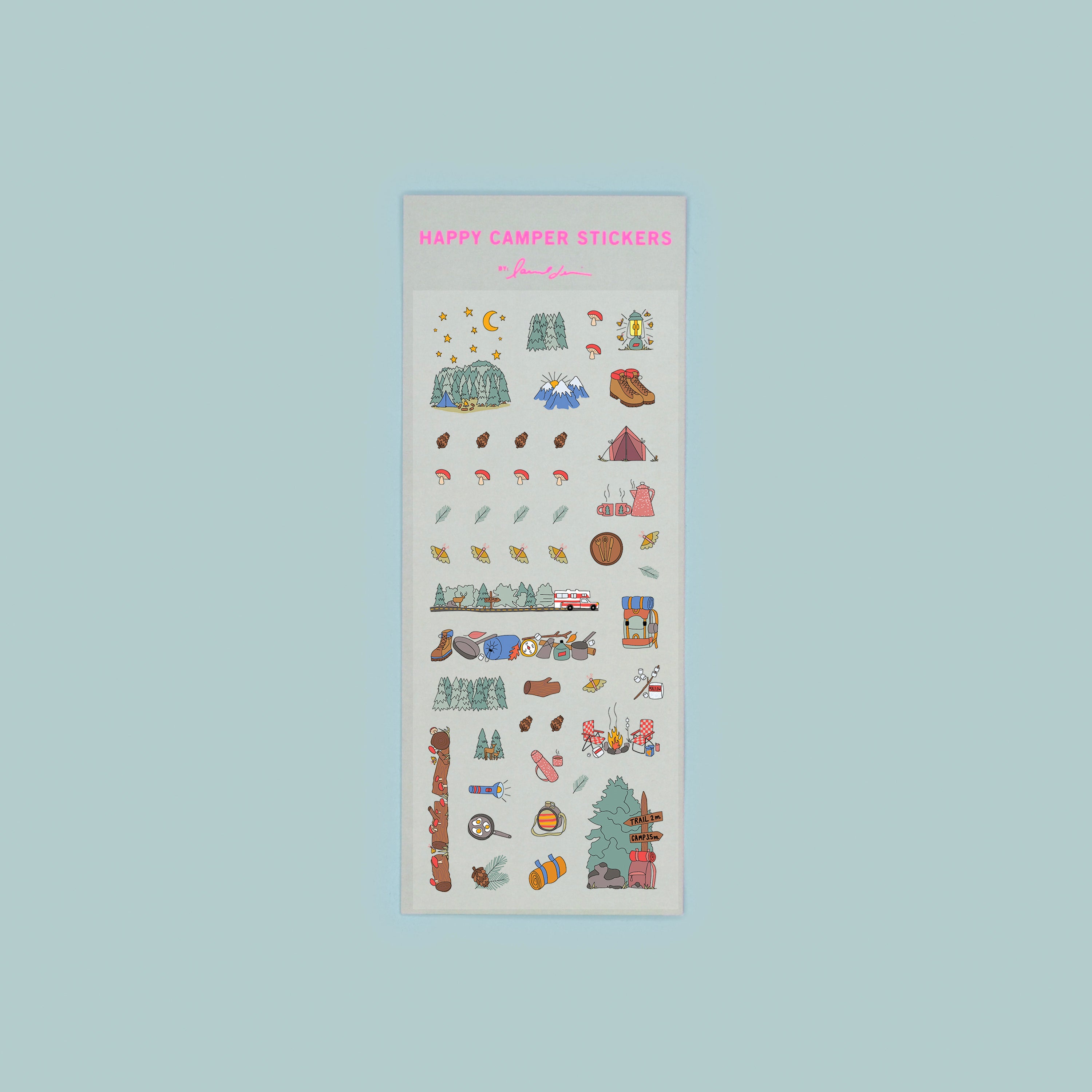 Happy Camper Stickers | laurel denise
