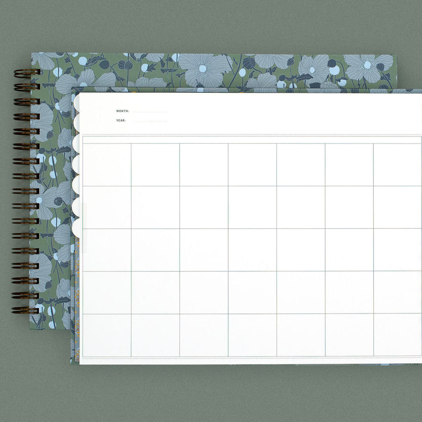 Laurel Denise 4-column Rose Undated Planner Layout | laurel denise