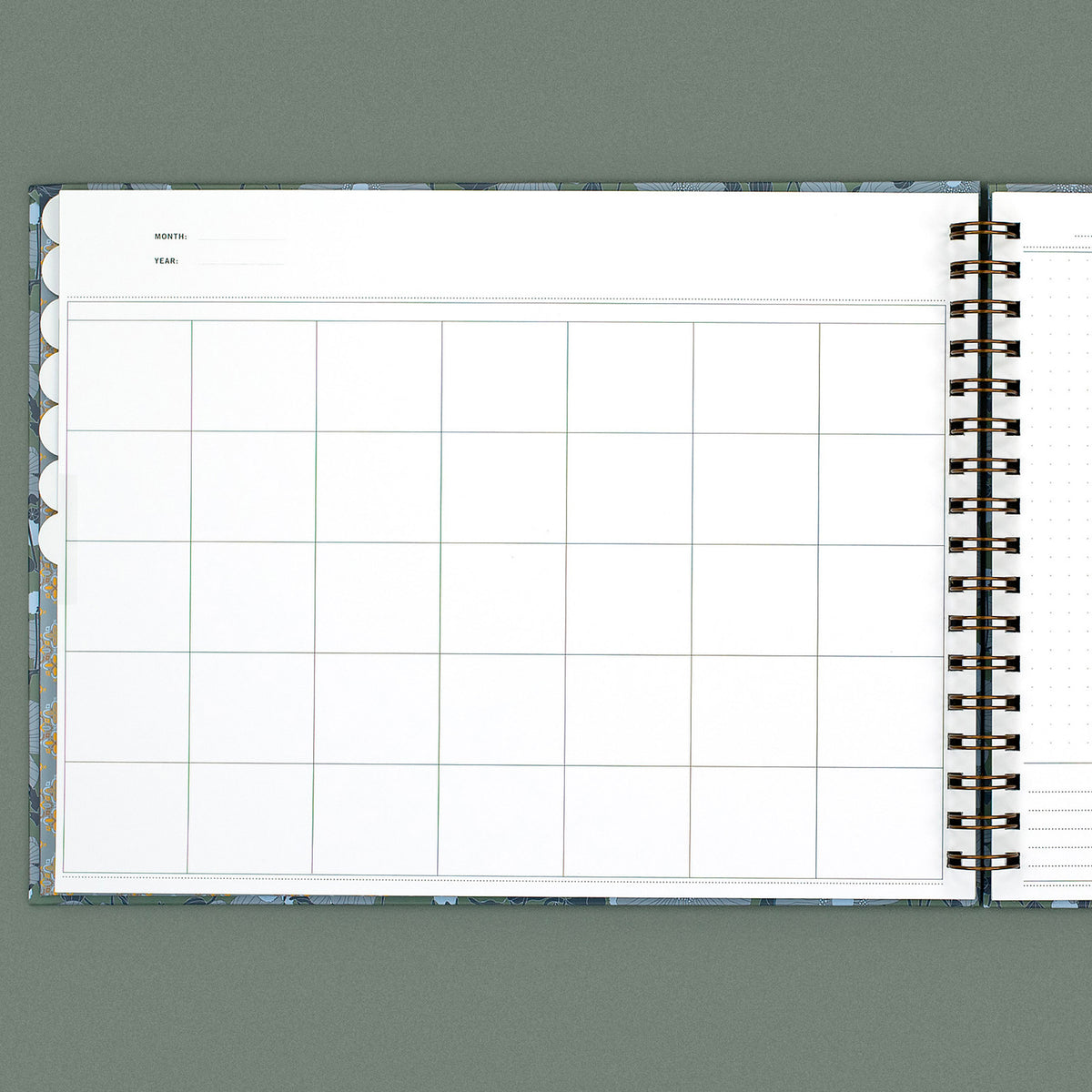 Laurel Denise 4-column Rose Undated Planner Layout | laurel denise