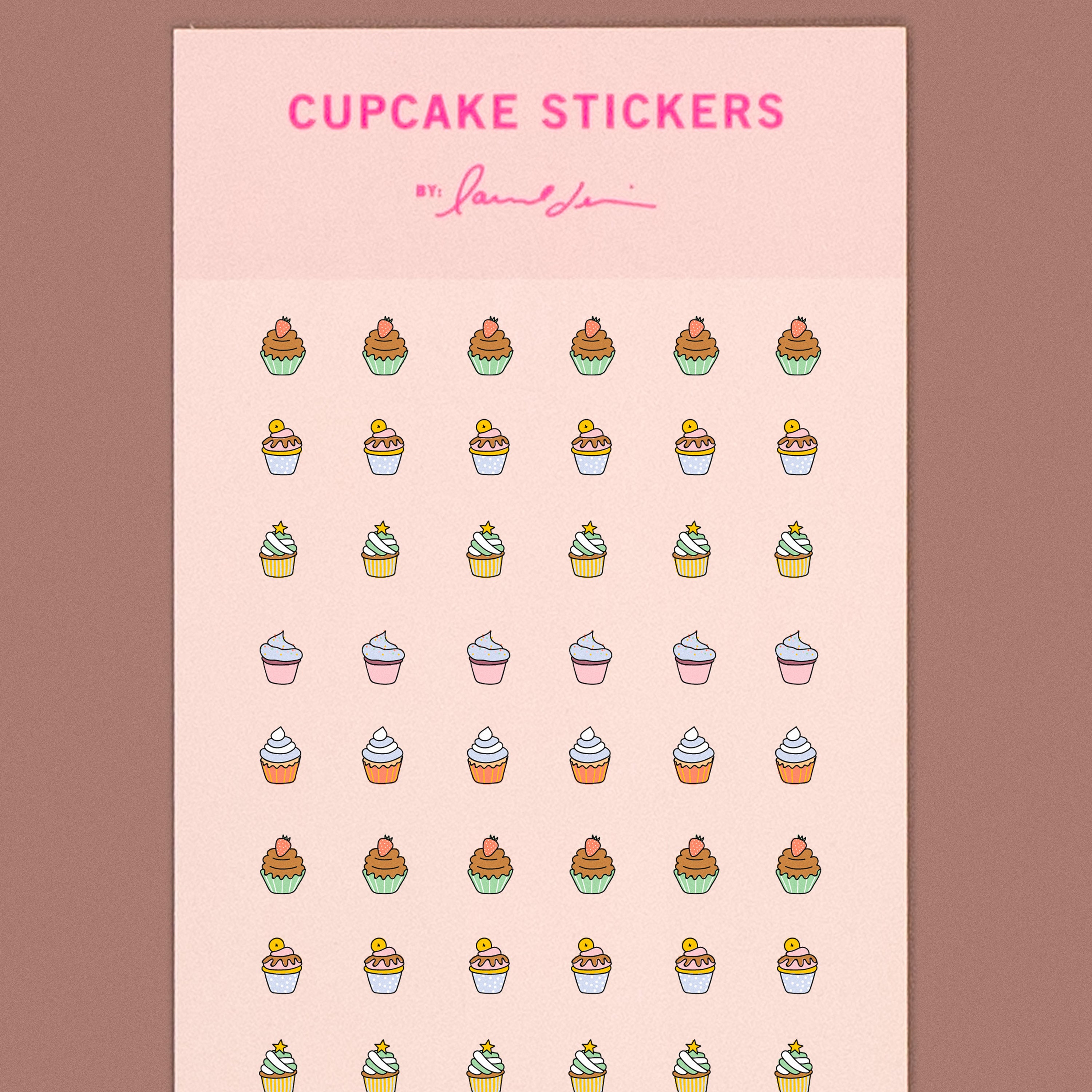 Mini Cupcake Stickers | laurel denise
