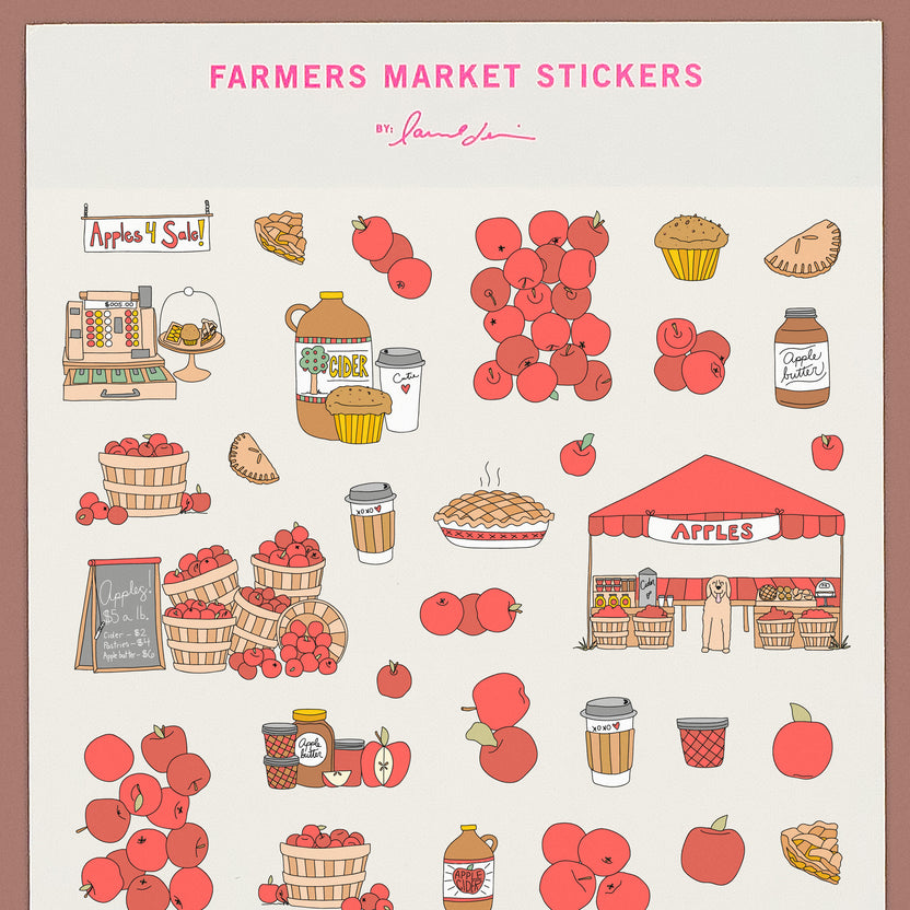 Farmer's Market Stickers | laurel denise