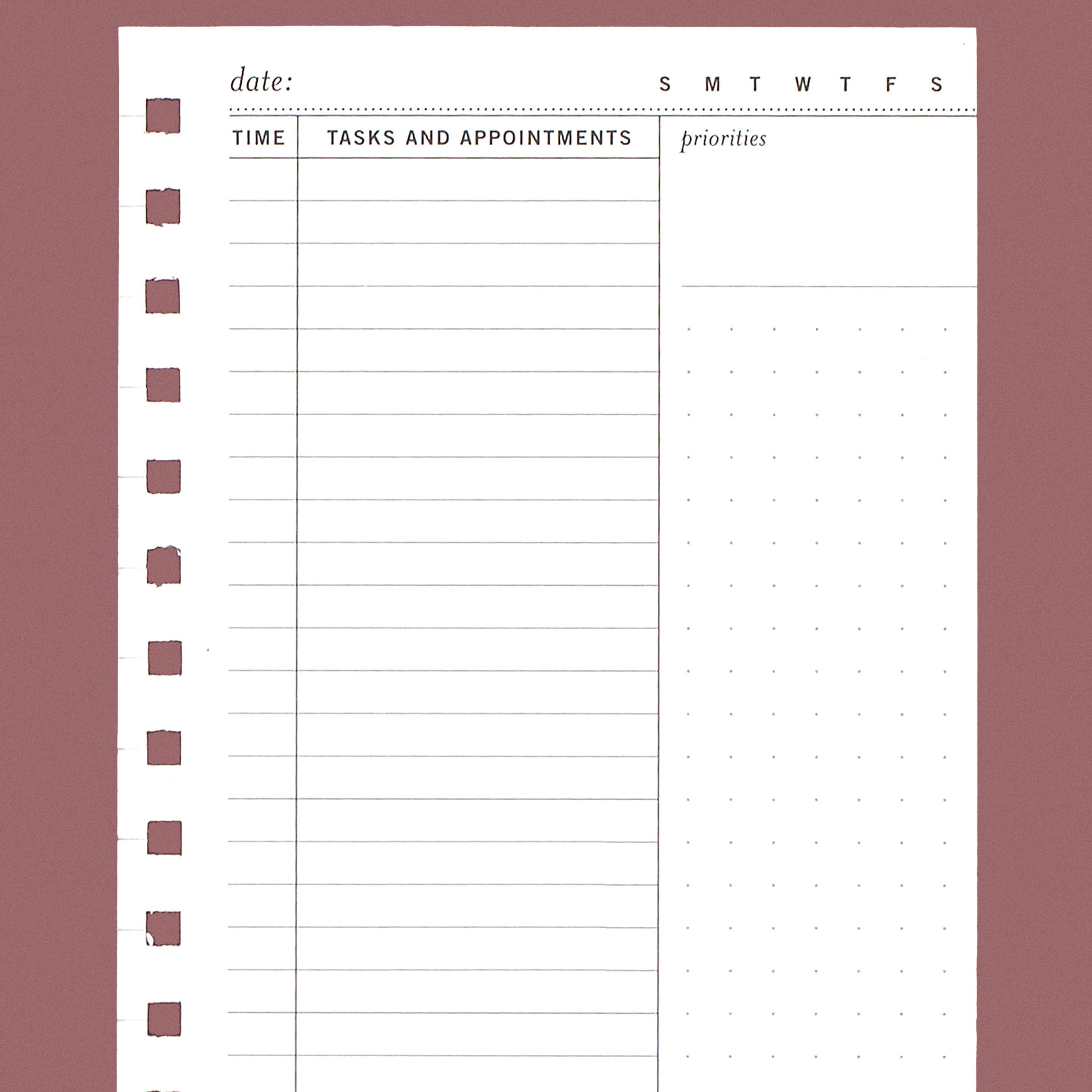 Planner Insert Pages – Laurel Denise Daily Planner Refills & Inserts ...