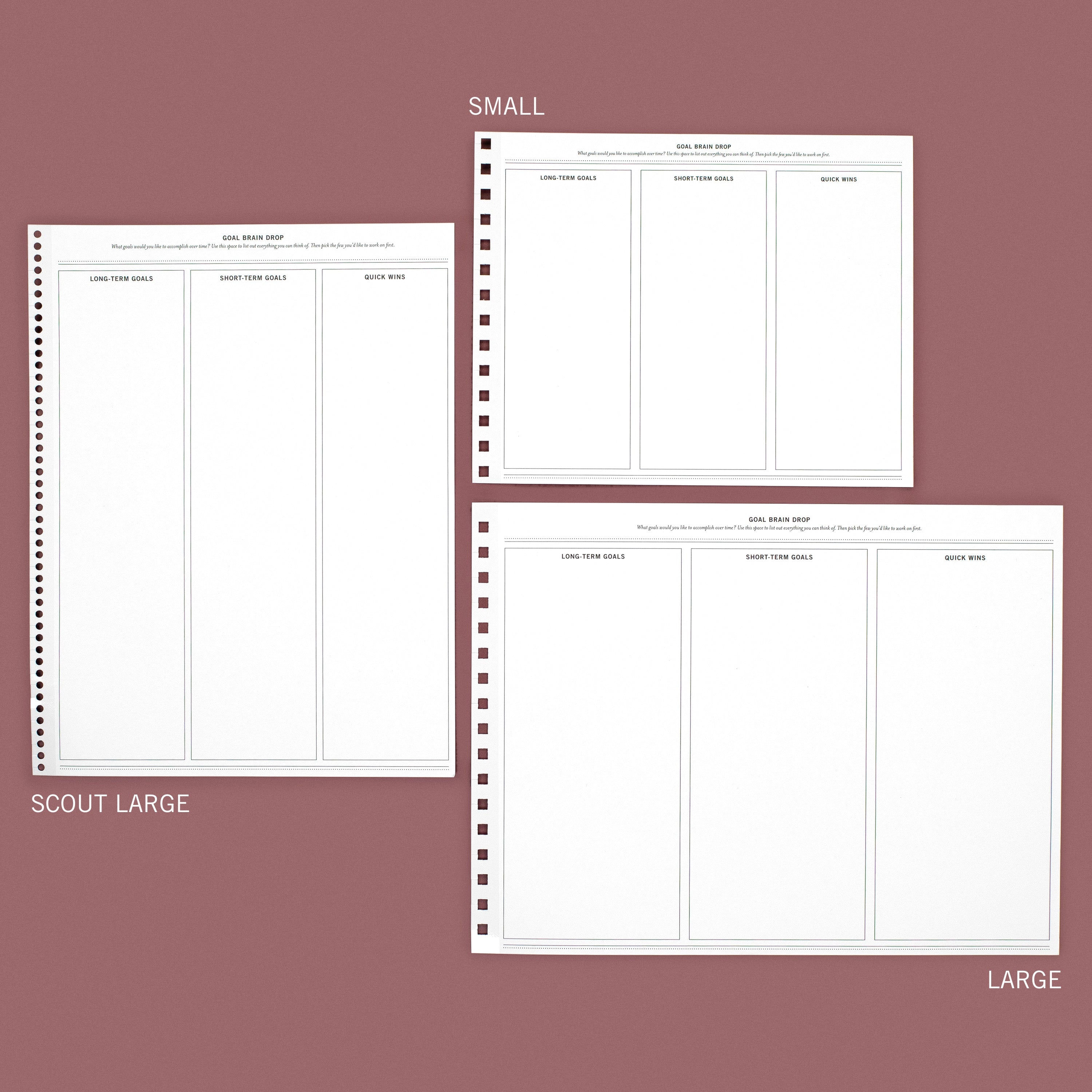 Planner Insert Pages – Laurel Denise Goal Setter Planner Refills ...
