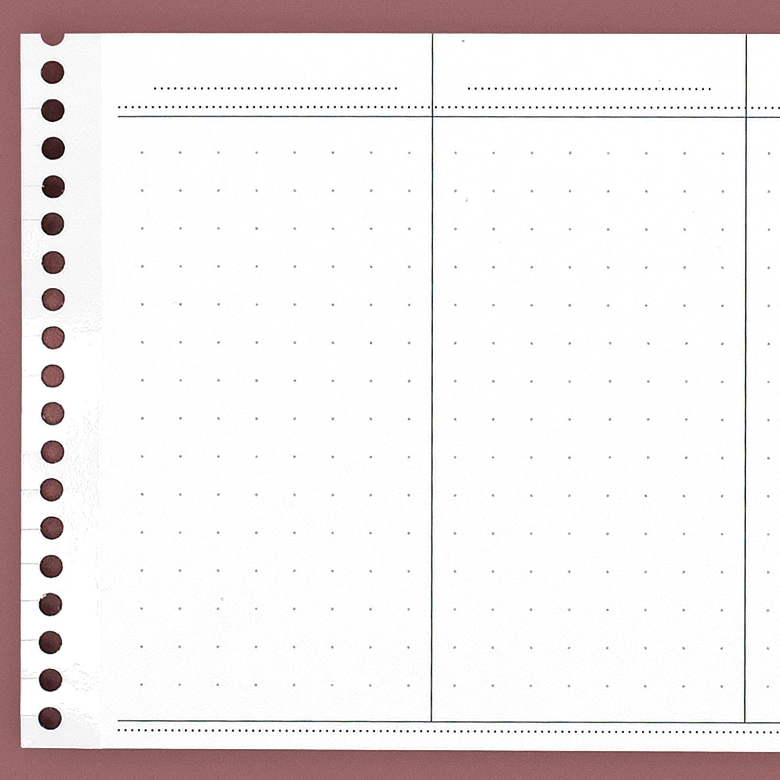 Planner Insert Pages – Laurel Denise 4 Column Planner Refills & Inserts ...