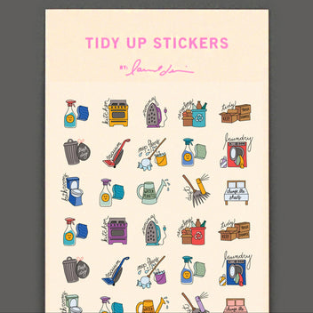 Tidy Up Stickers | laurel denise